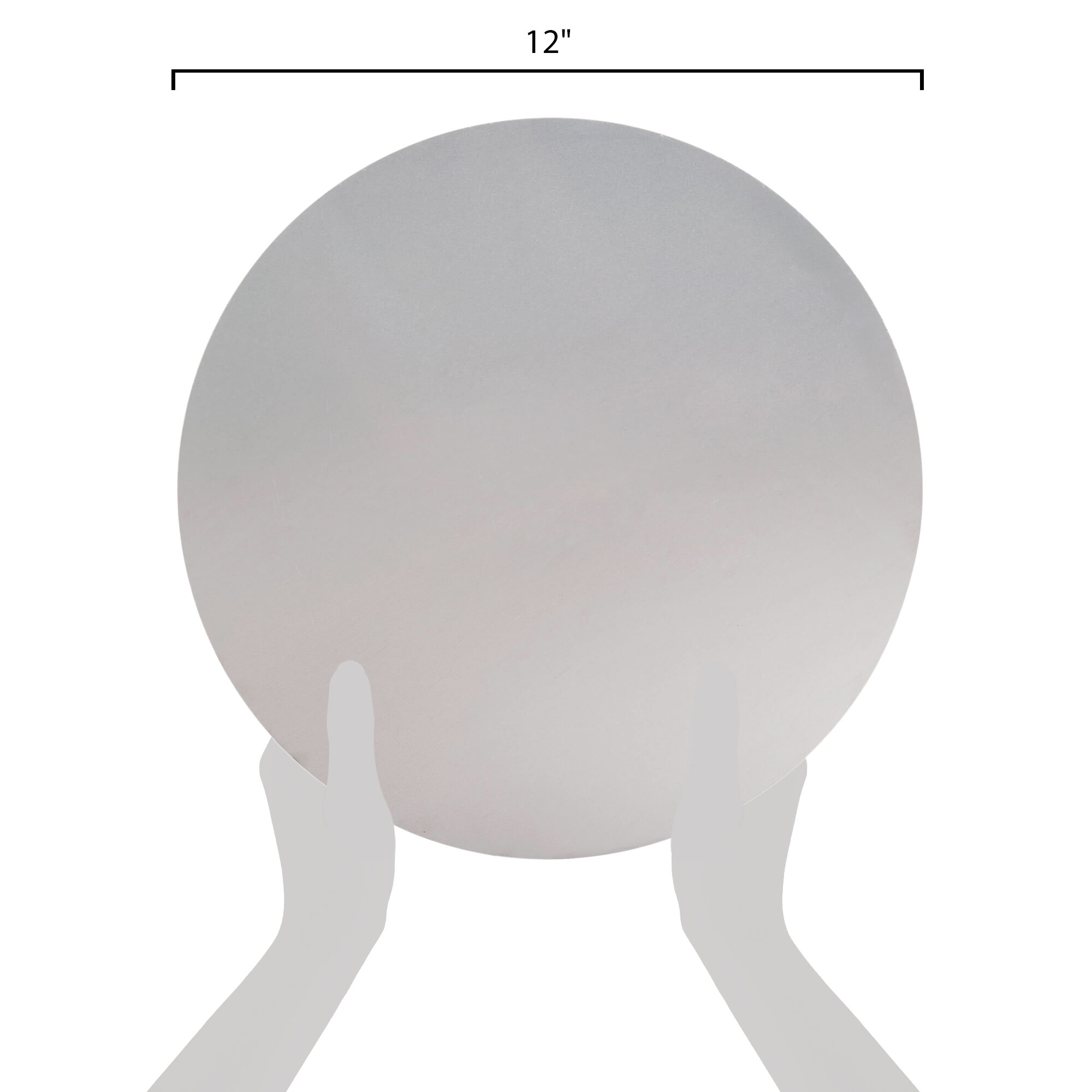 American Metalcraft 18912 12" Round Standard Weight Aluminum Pizza Pan ...