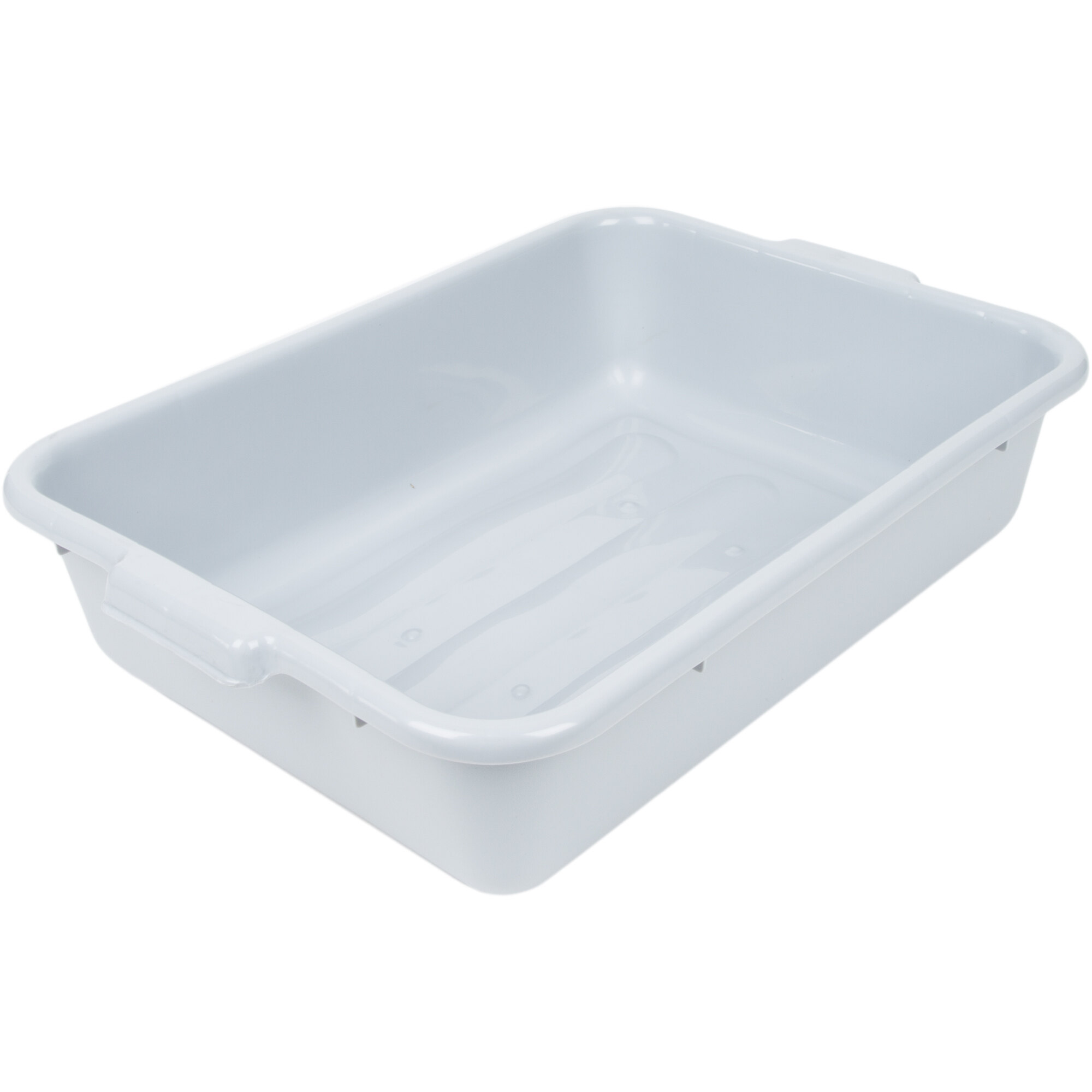 Choice 20" x 15" x 5" Gray Polypropylene Plastic Bus Tub