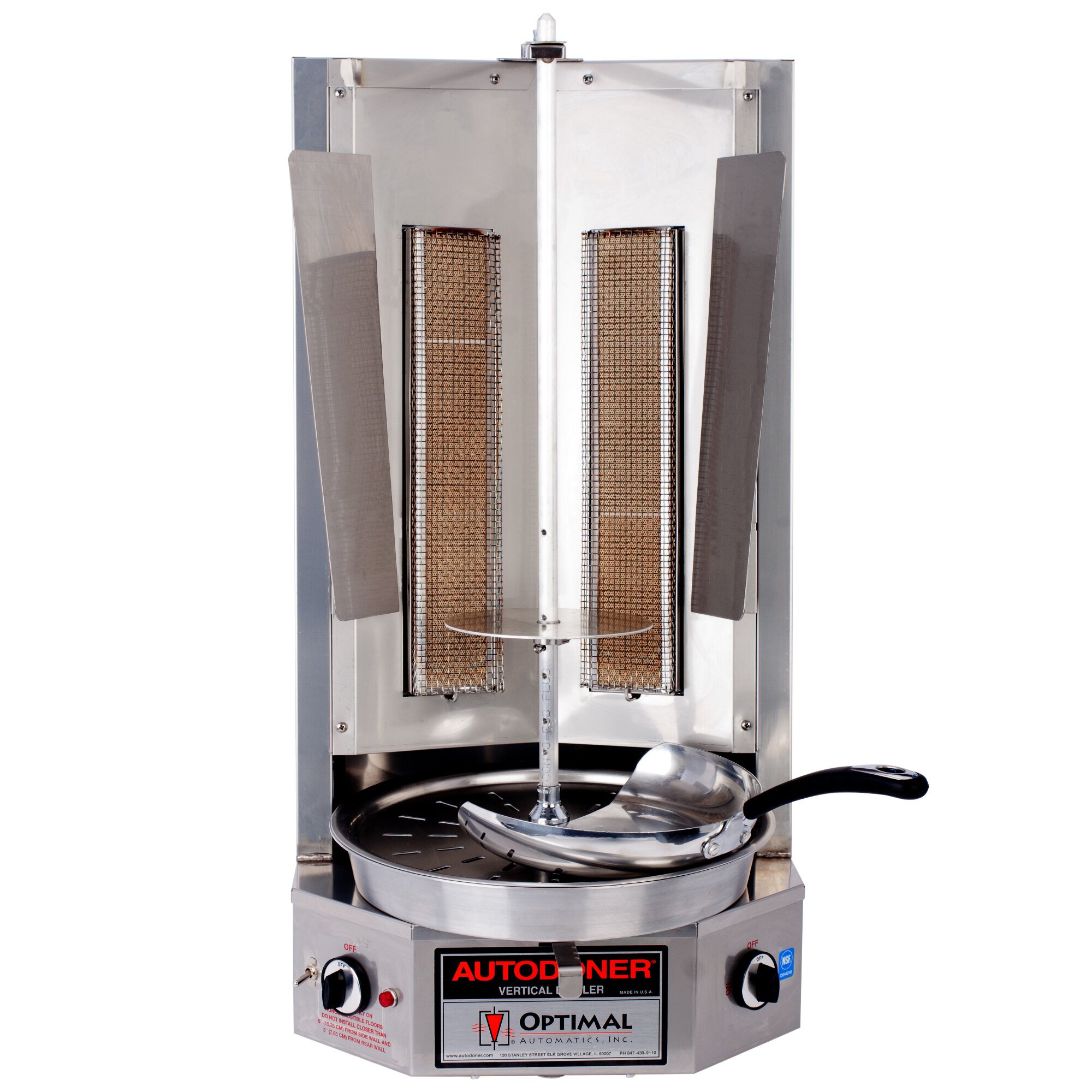 Optimal Automatics G-300 Autodoner Liquid Propane 45 lb. Vertical Broiler