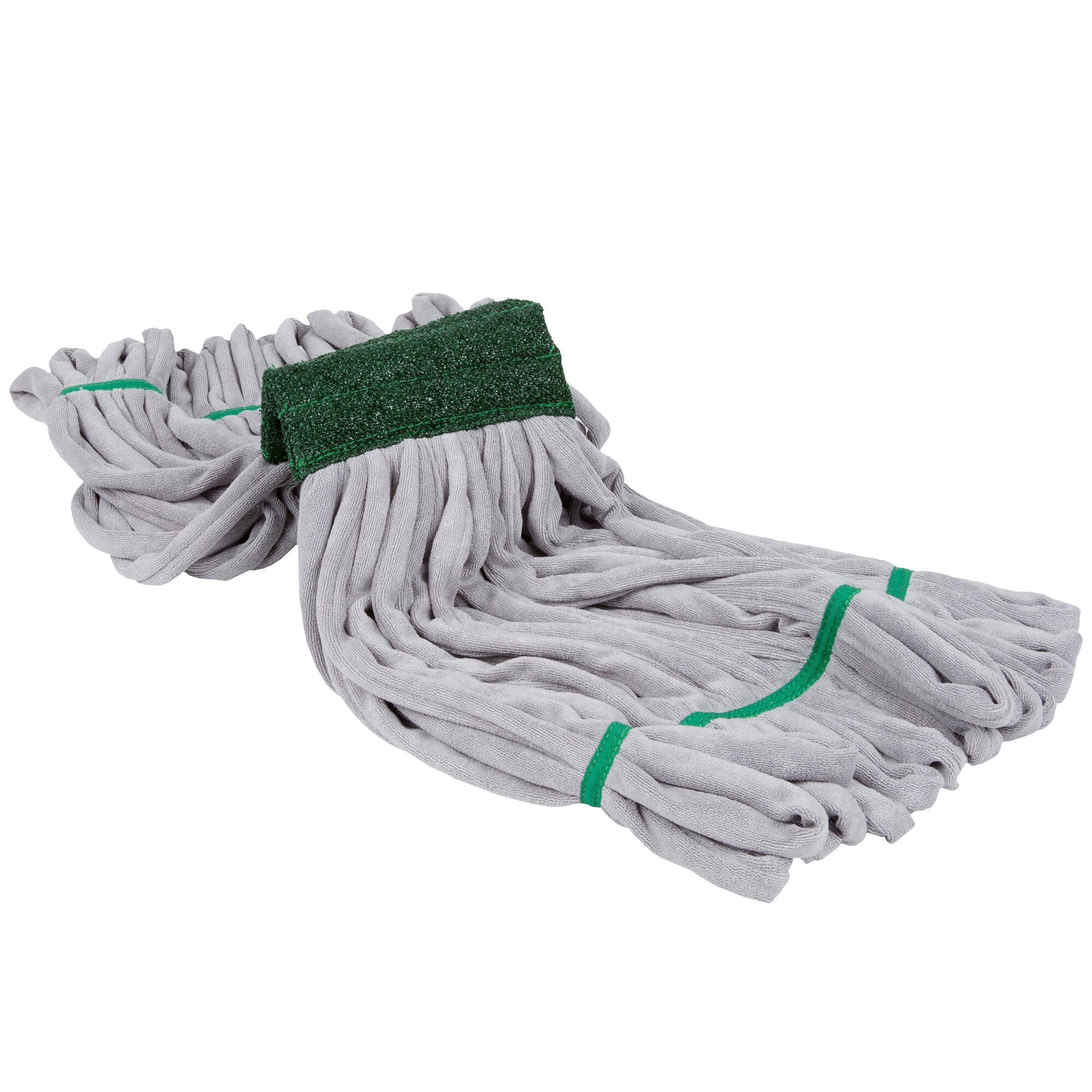 Unger ST300 SmartColor RoughMop 11 oz. Green Light Duty Microfiber Tube ...