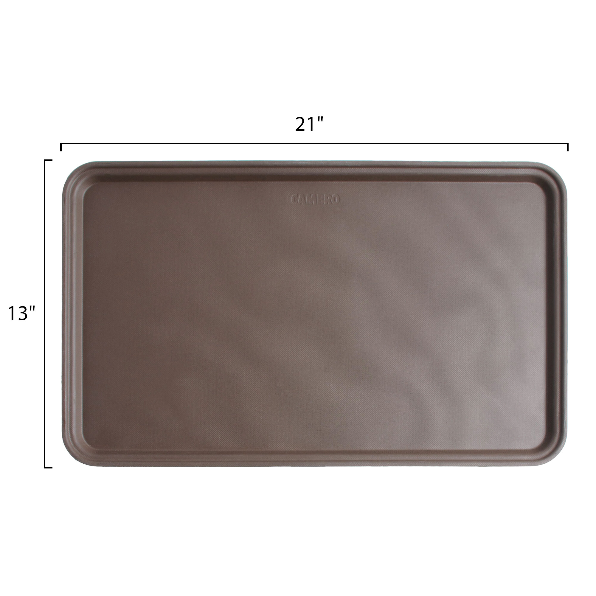 Cambro 3253CT138 Camtread® 13" x 21" Tavern Tan Non-Skid Serving Tray ...