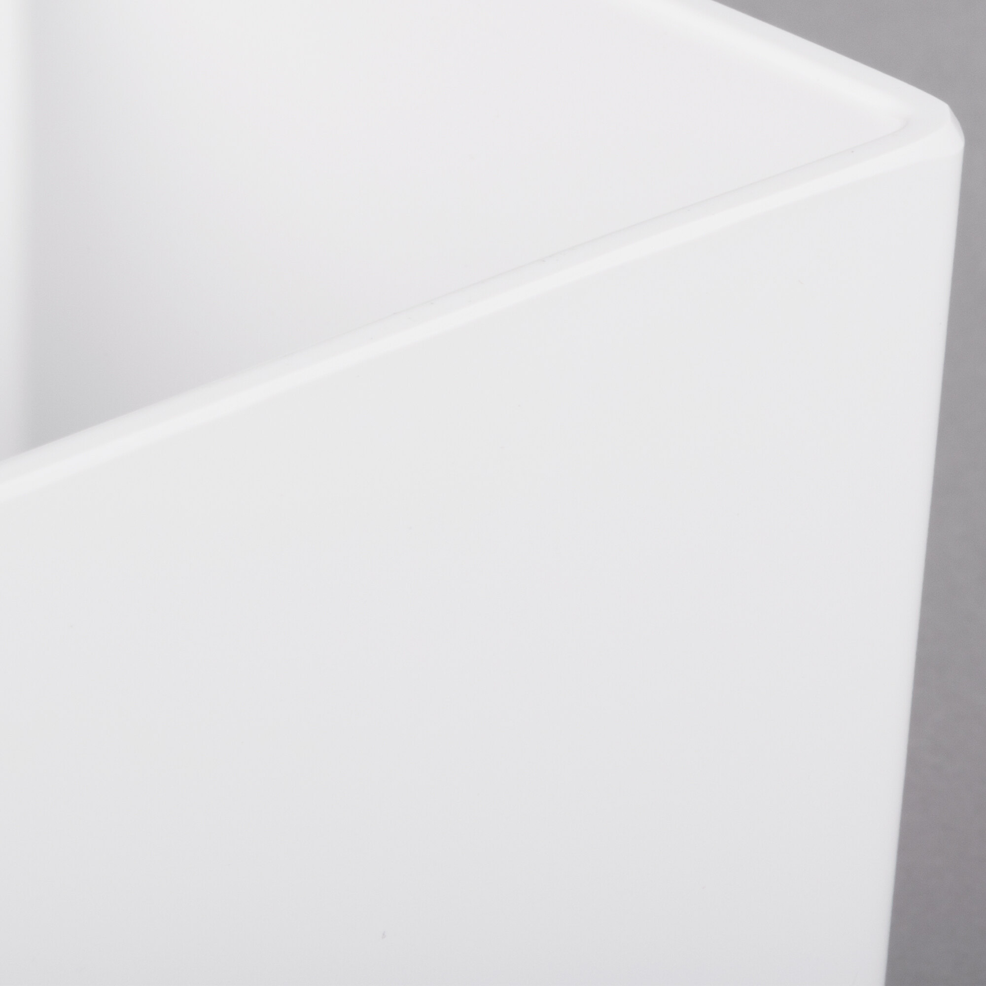 Cal-Mil 1391-15M Cater Choice White Melamine Box - 5" x 5" x 6"