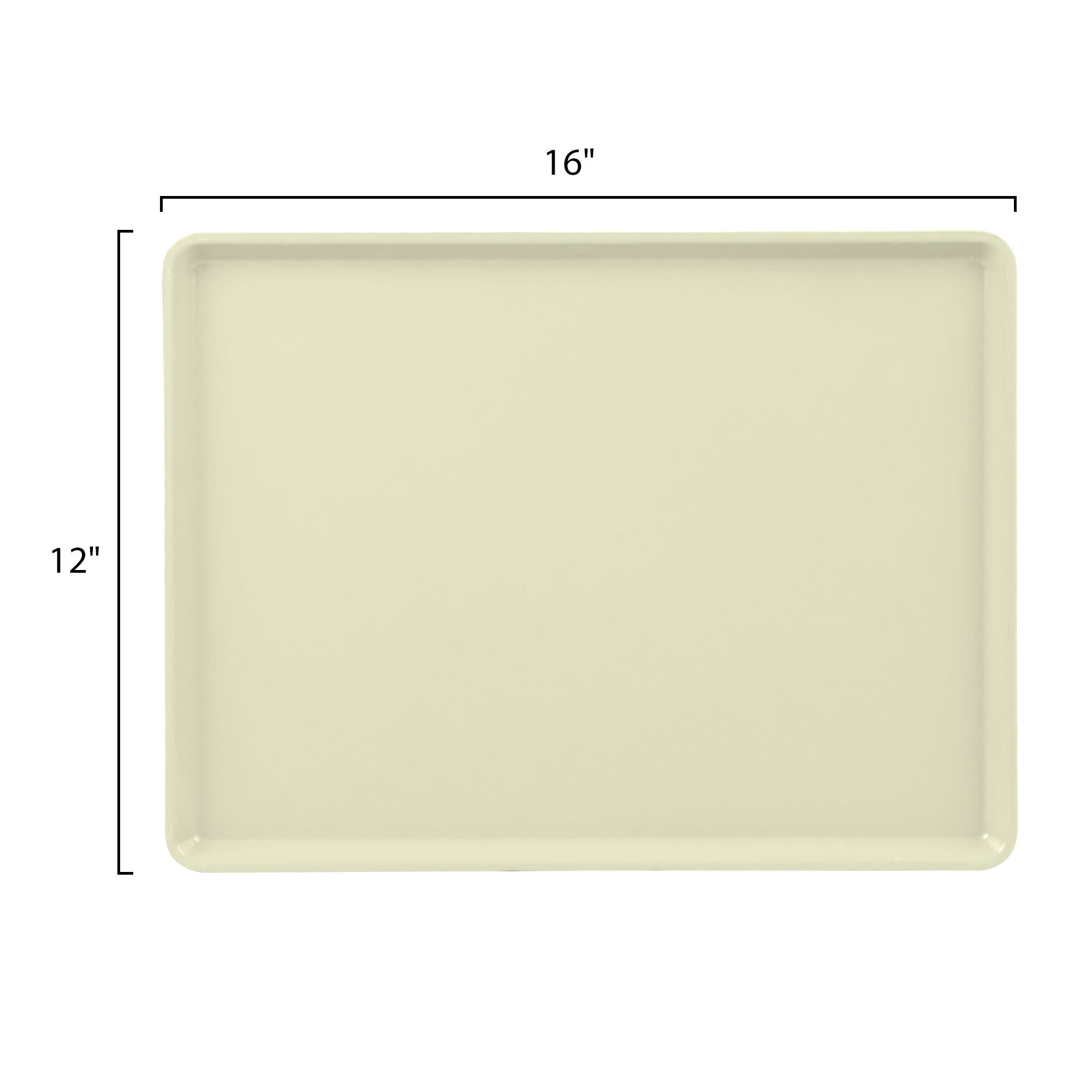 Cambro 1216D429 12" x 16" Key Lime Dietary Tray - 12/Case