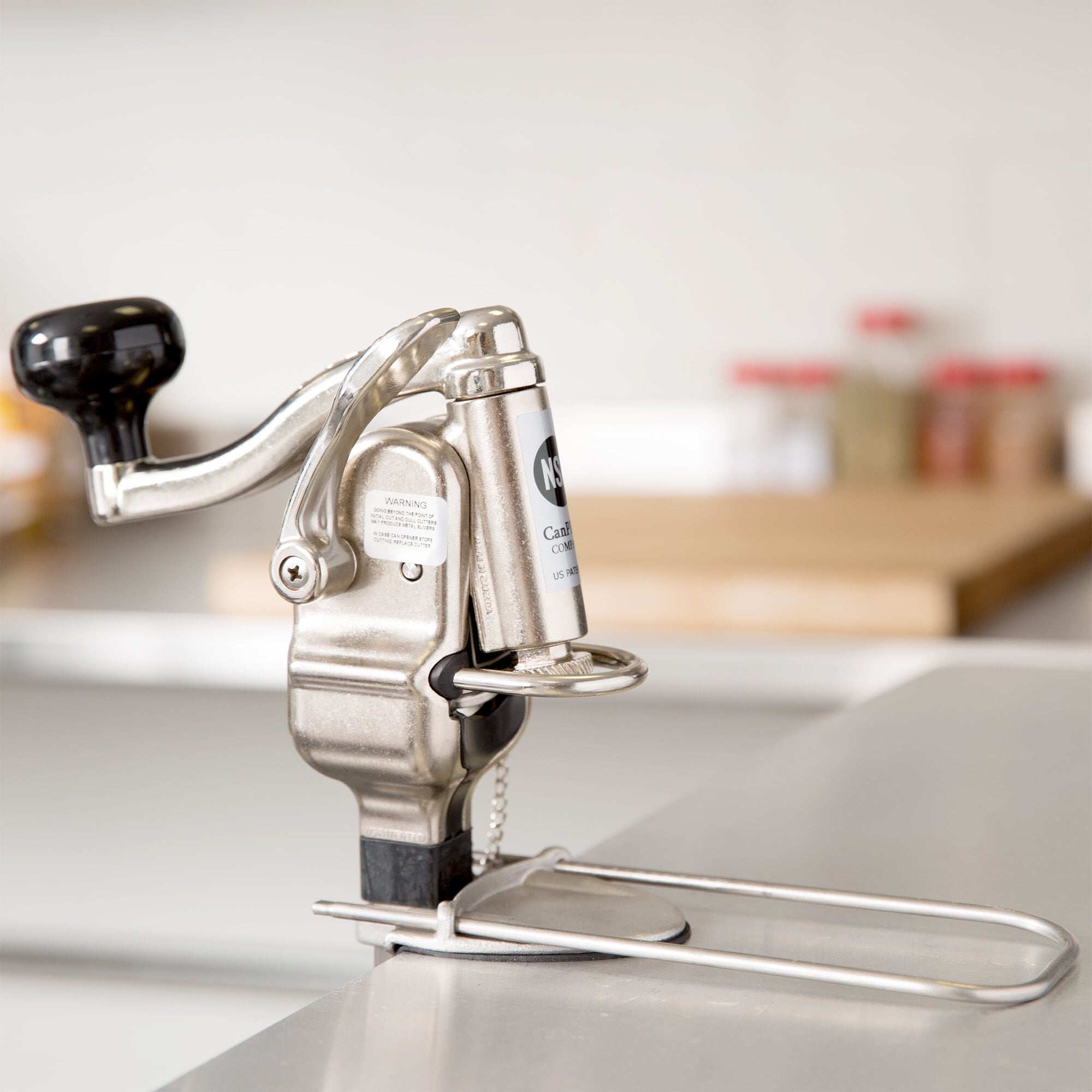 Nemco 56050-2 CanPRO Heavy Duty Side Cut Manual Can Opener - Undermount ...