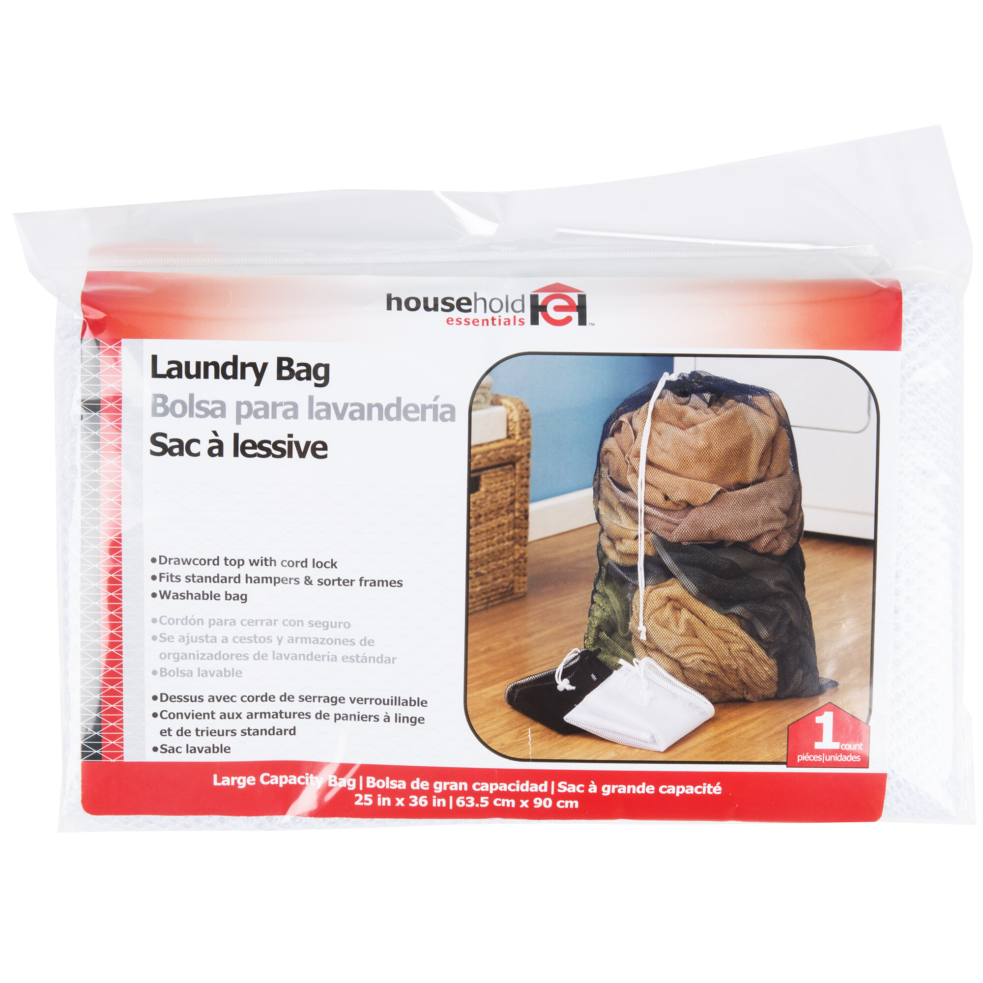 25" x 36" Mesh Laundry Bag with Drawstring