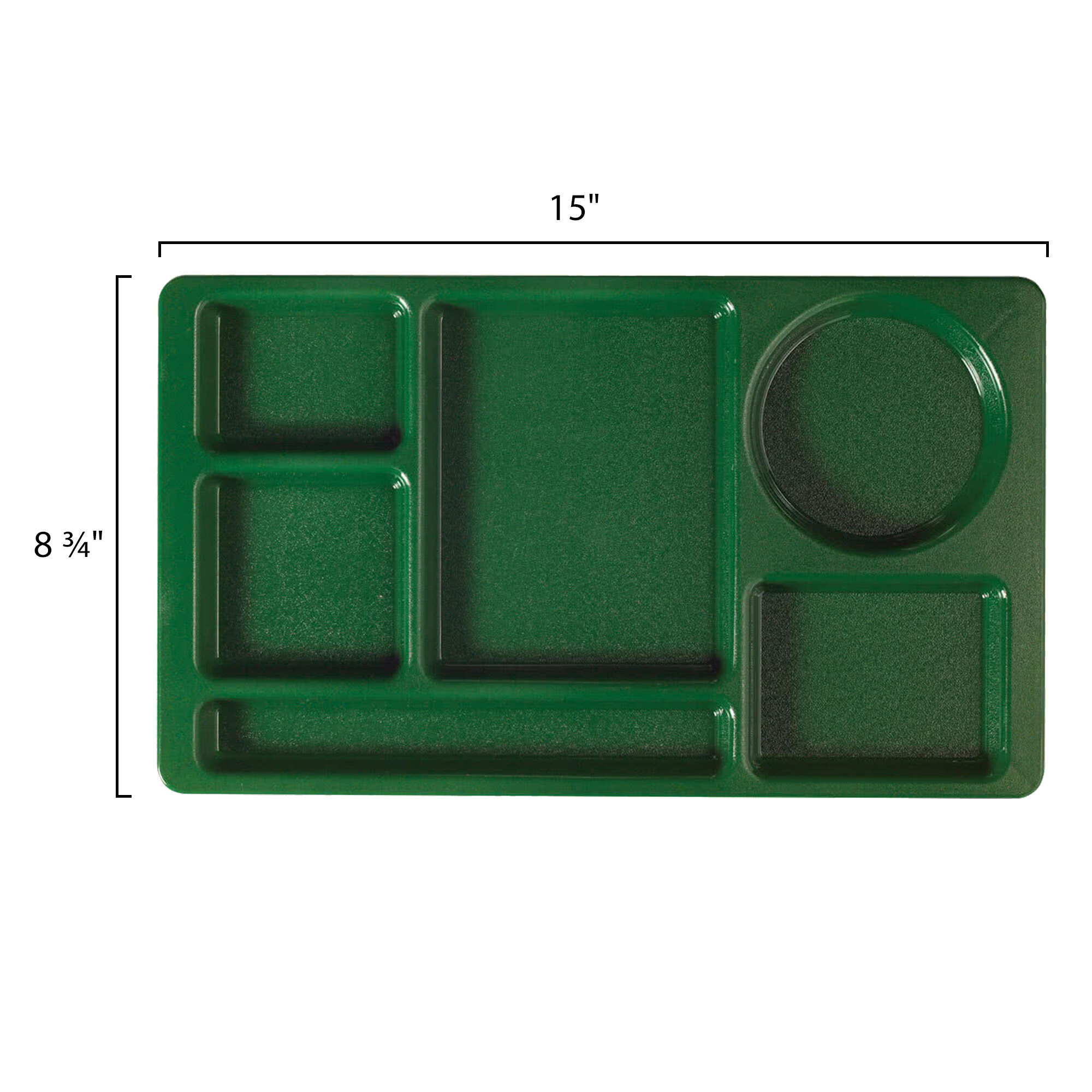 Cambro 915CW119 Camwear (2 x 2) 8 3/4" x 15" Sherwood Green 6 ...