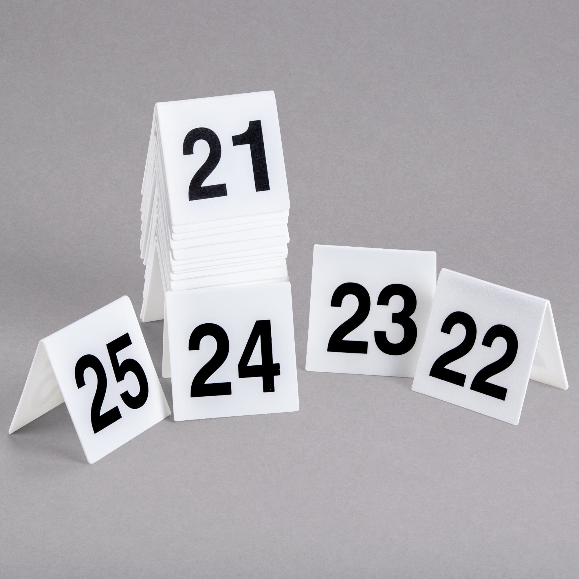 GET NUM-1-25 Numbers 1 Through 25 Table Tent Number