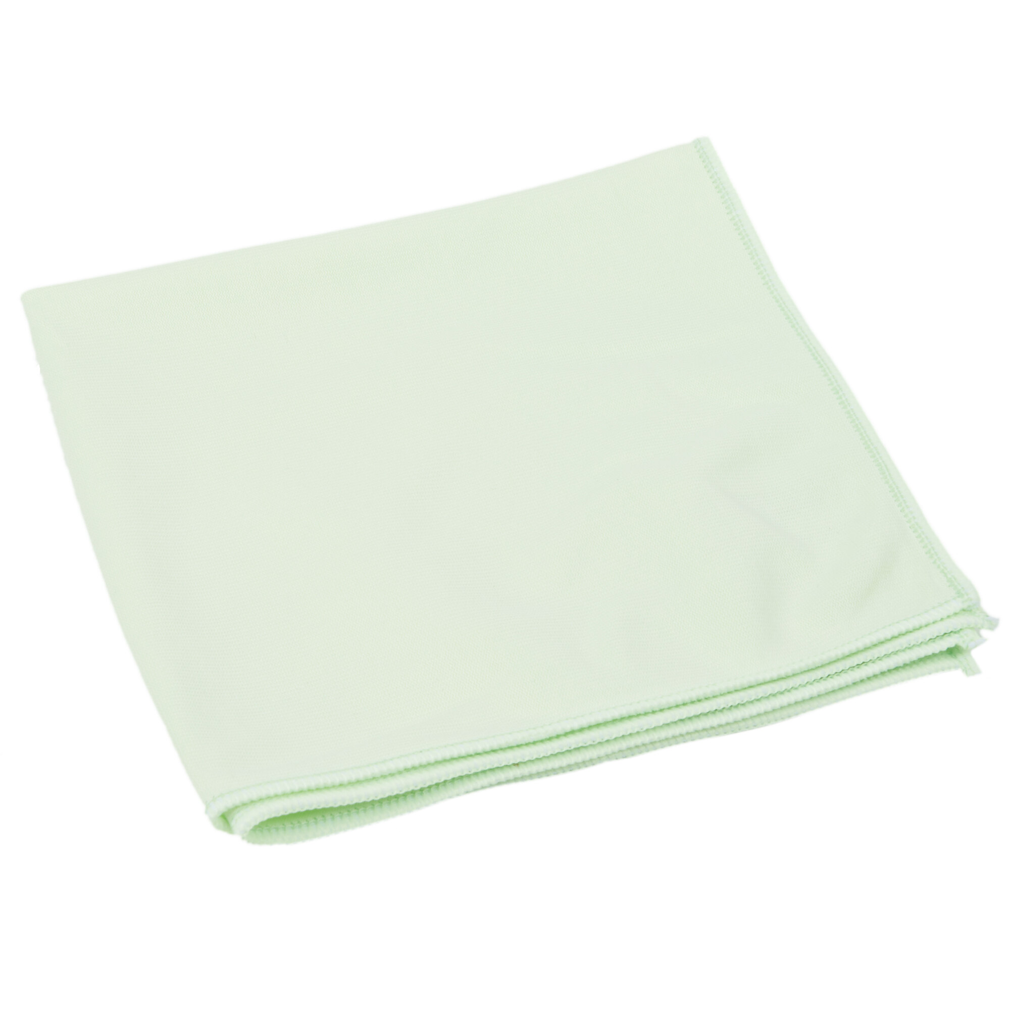 Unger MF40L MicroWipe 16" x 16" Green Microfiber Window Wiper - 10/Pack