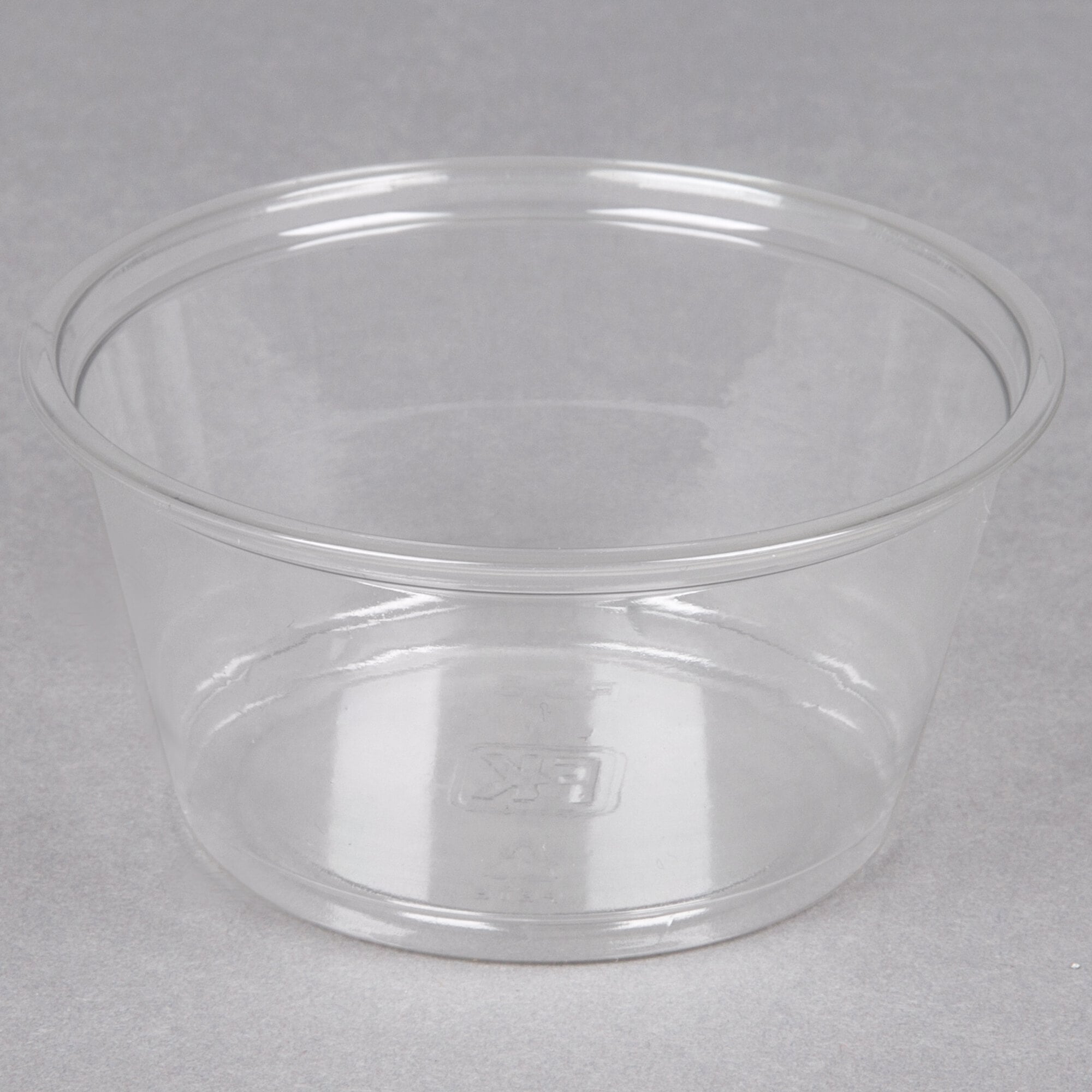 Fabri-Kal Alur RD5 5 oz. Recycled Clear PET Plastic Round Deli ...