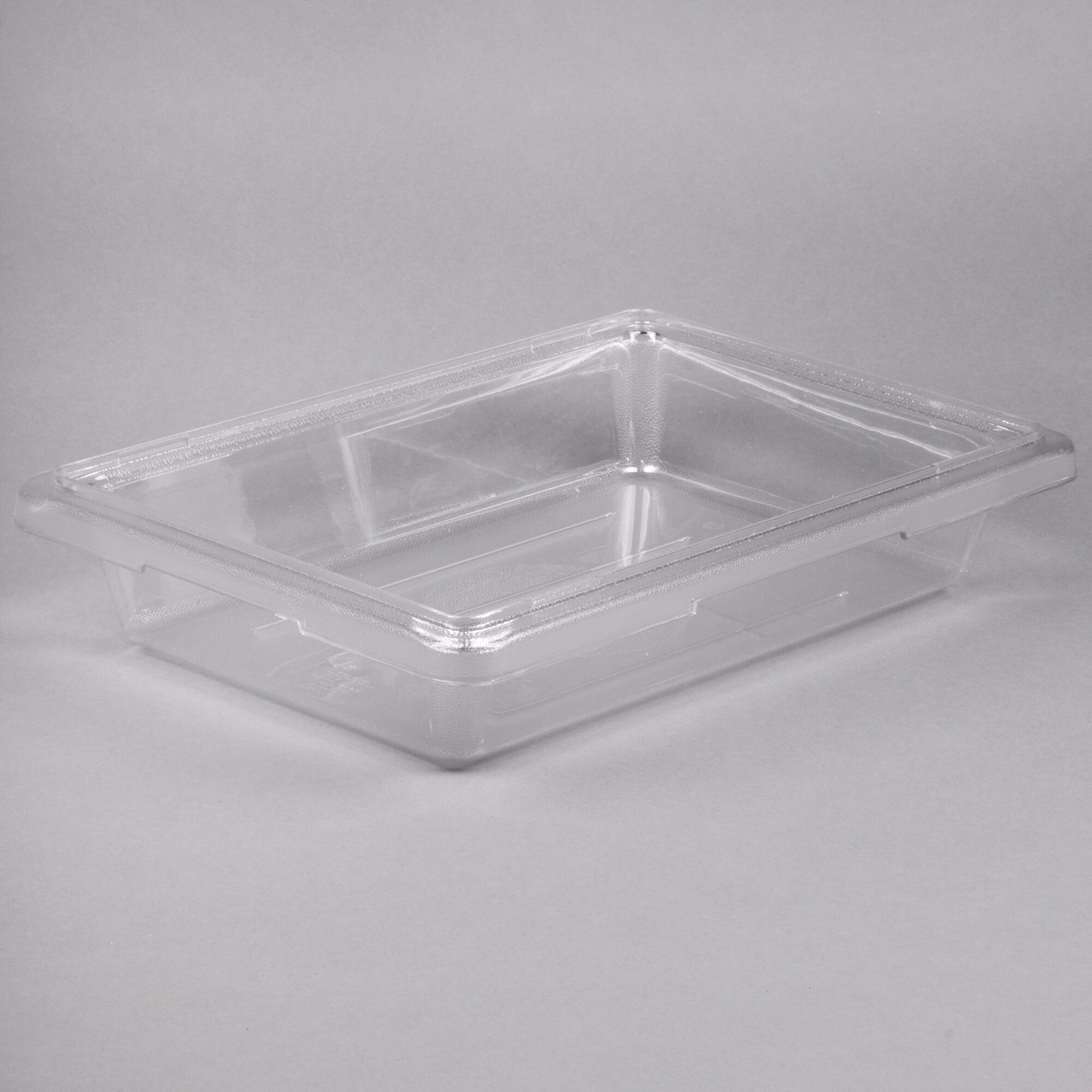 Cambro 12183CW135 Camwear 18" x 12" x 3 1/2" Clear Polycarbonate Food ...