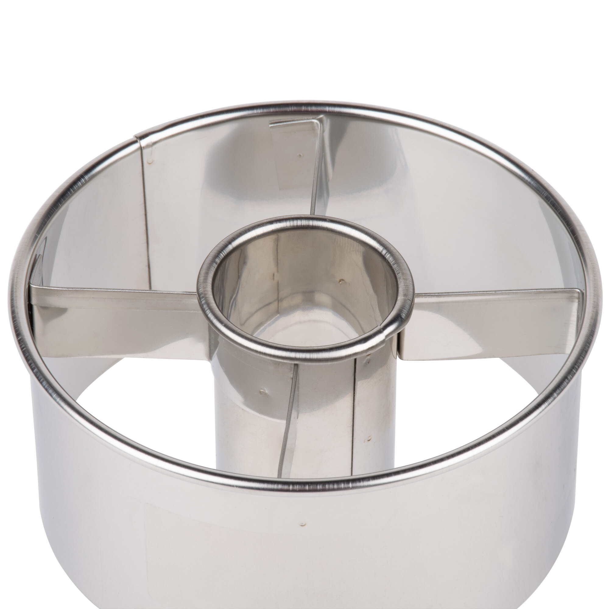 Ateco 14423 3 1/2" Stainless Steel Doughnut Cutter