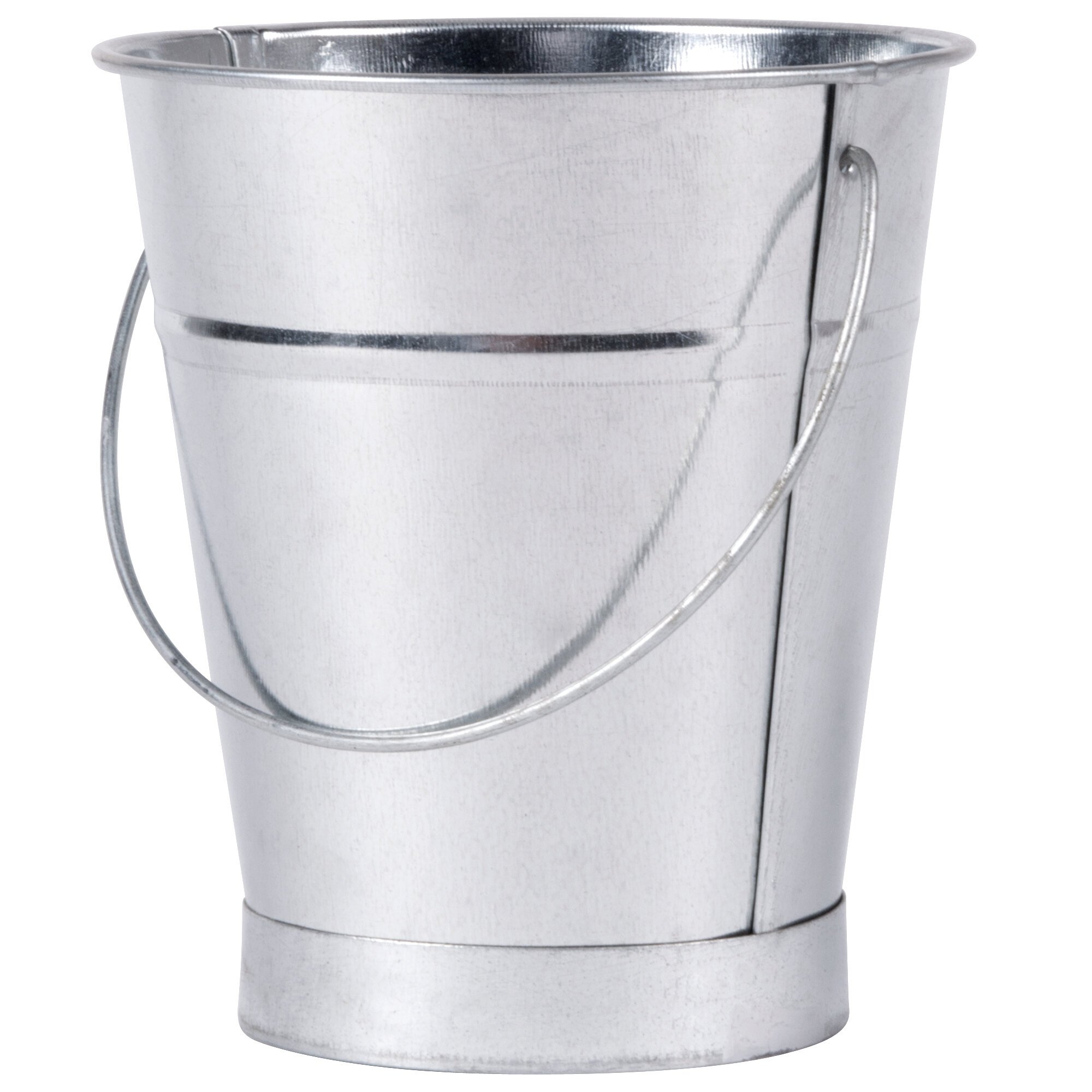 American Metalcraft GP4 Mini Galvanized Pail - 4 3/8"