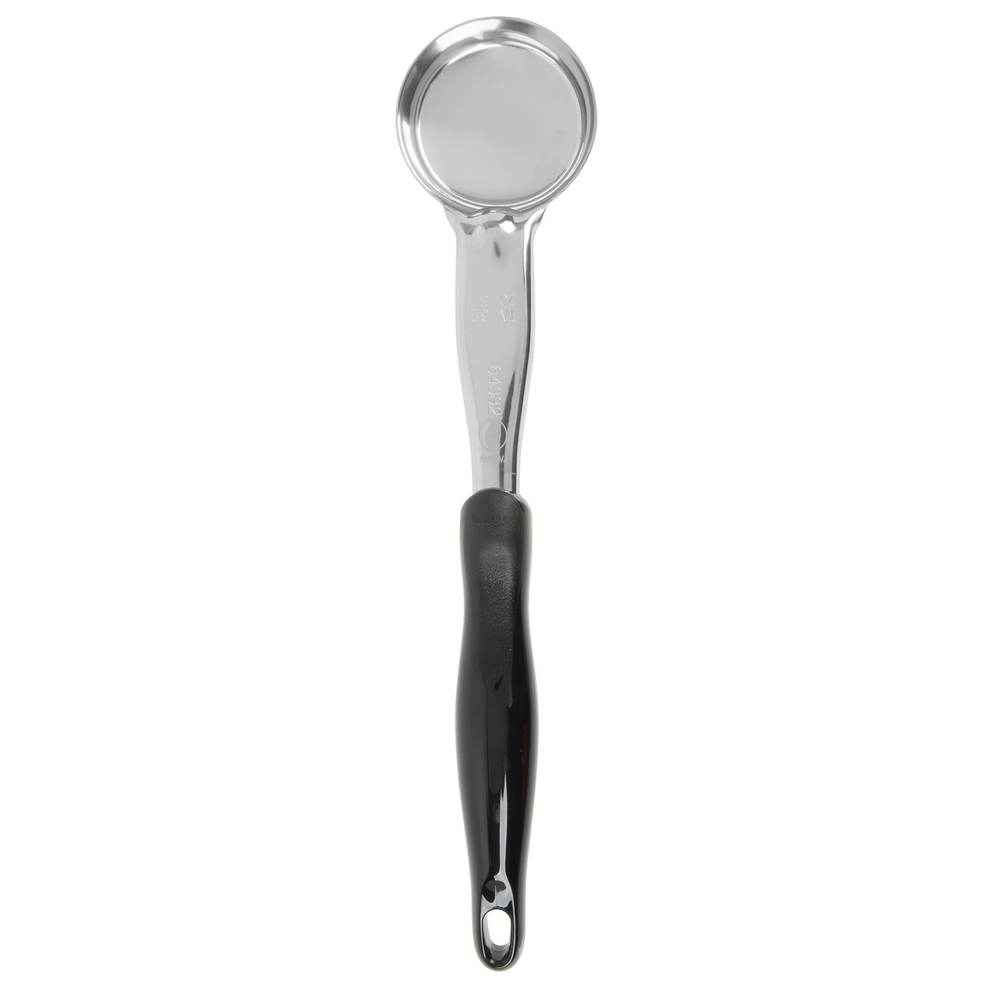 Vollrath 6433220 Jacob's Pride 2 oz. Black Solid Round Spoodle® Portion ...