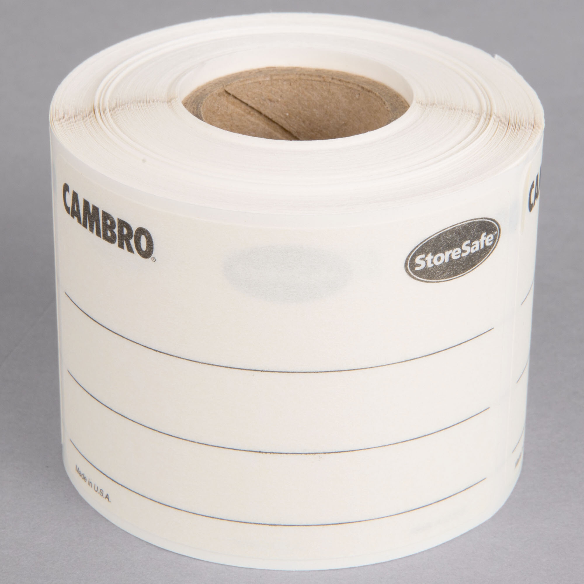 Cambro 23SLINB250 250 Count StoreSafe 3" x 2" Blank Dissolvable Product ...
