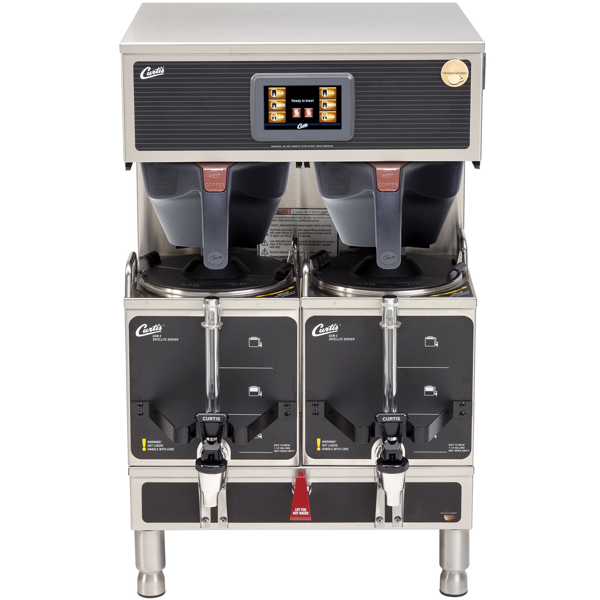 Curtis G4GEMT10A1000 Gemini Stainless Steel Twin Satellite Coffee ...