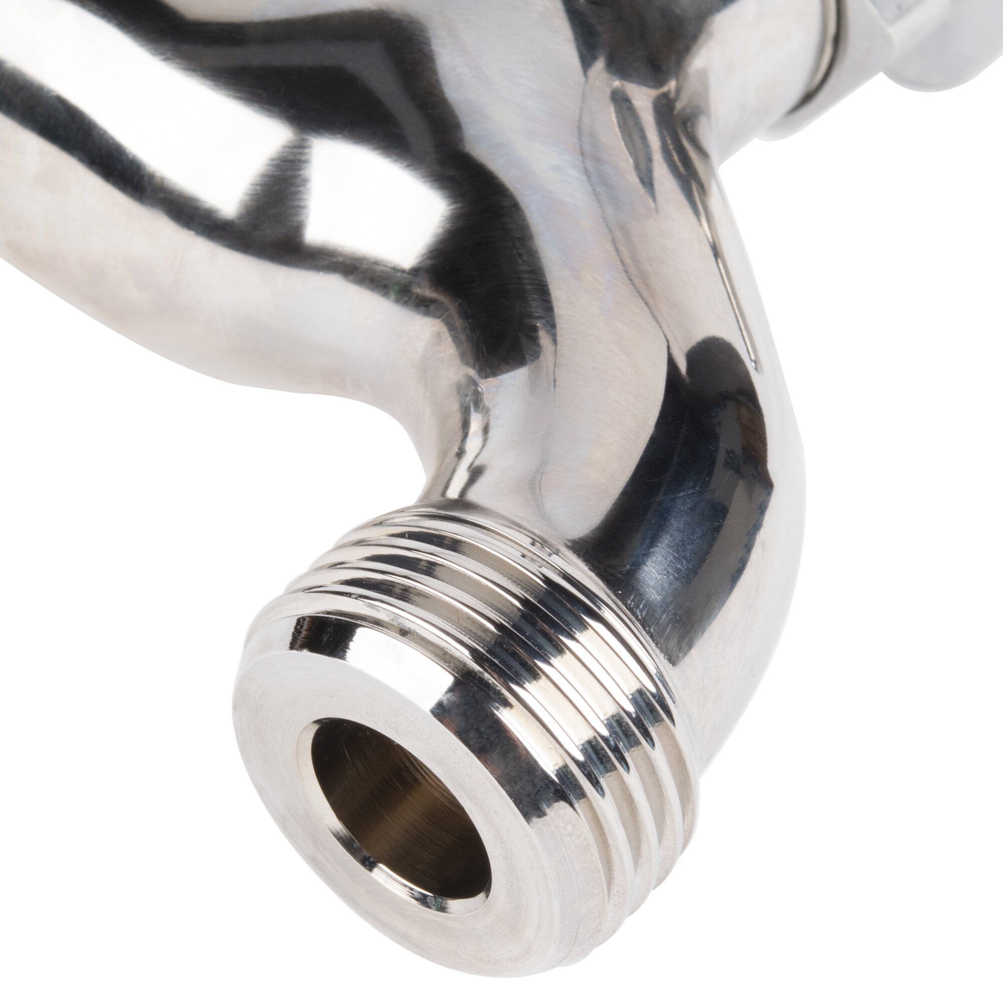 T&S B-0709-JJ Wall-Mount Self-Closing Hose Bib Faucet with Four Arm Handle