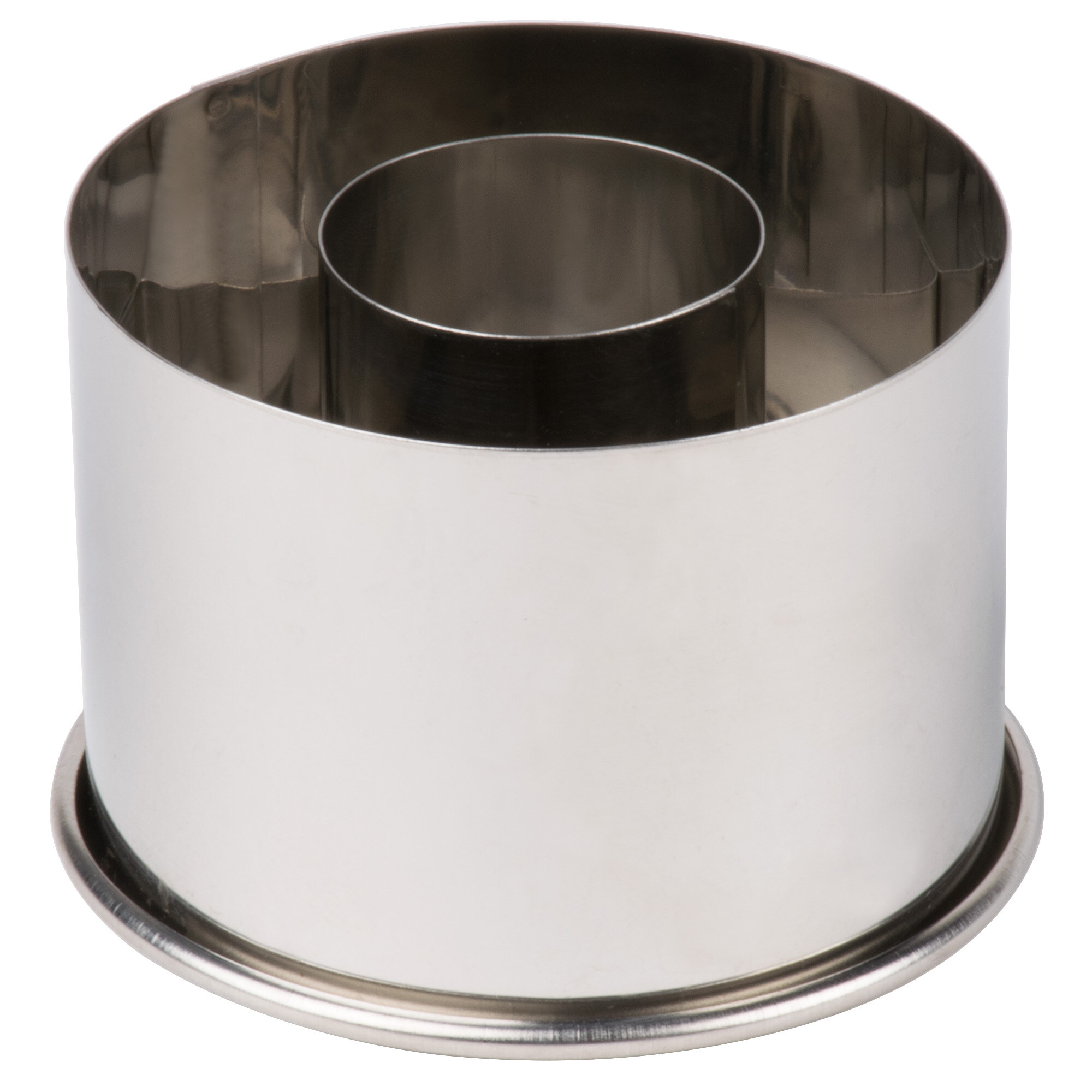 Ateco 14422 2 1/2" Stainless Steel Doughnut Cutter