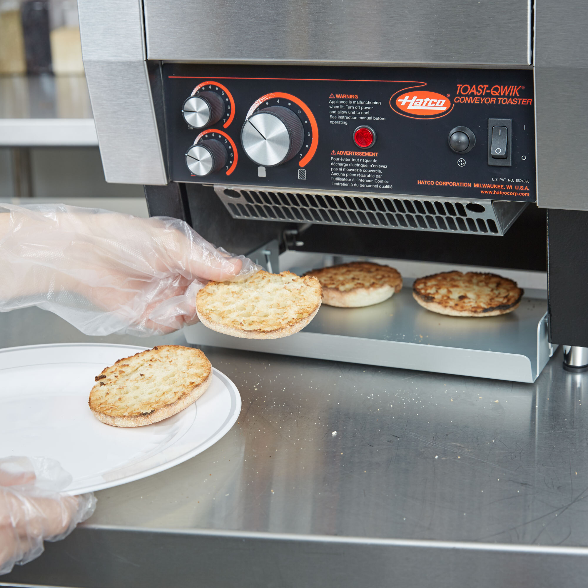 Hatco Toast Qwik Conveyor Toaster TQ-400 | WebstaurantStore