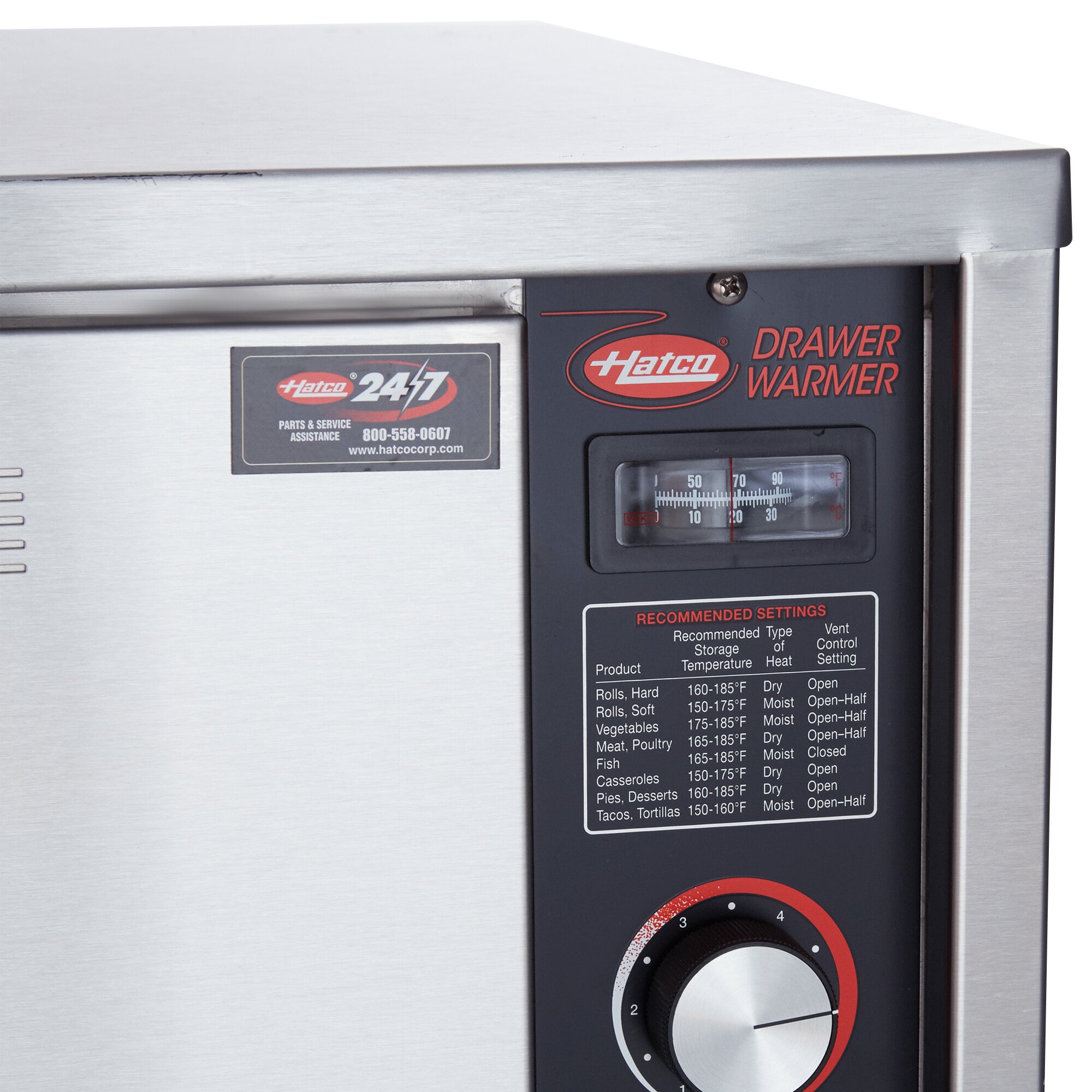 Hatco HDW-3 Freestanding Three Drawer Warmer - 120V, 1350W