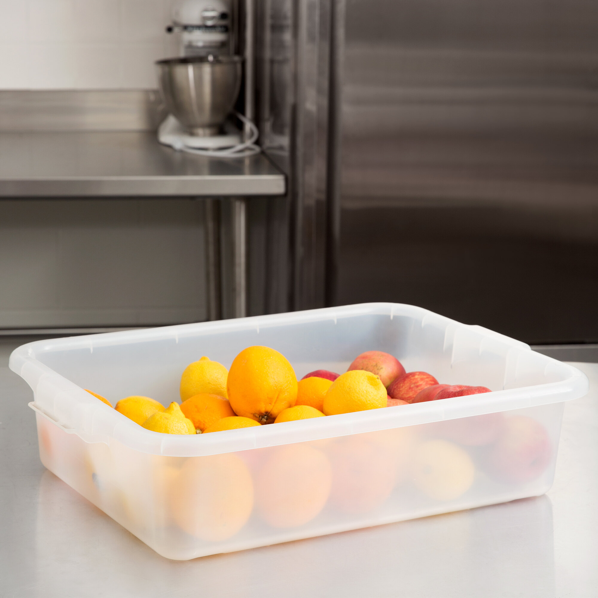 Vollrath 1511-C13 Perforated Drain Box - Traex Color-Mate Clear 20" x ...