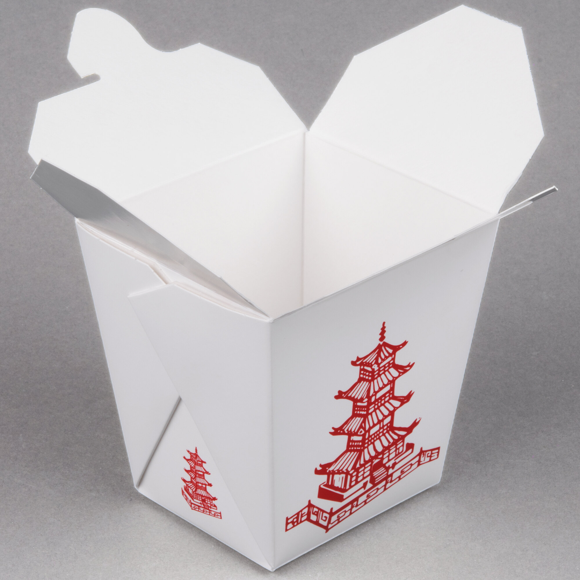 Fold-Pak 26MWPAGODM 26 oz. Pagoda Chinese / Asian Microwavable Paper ...