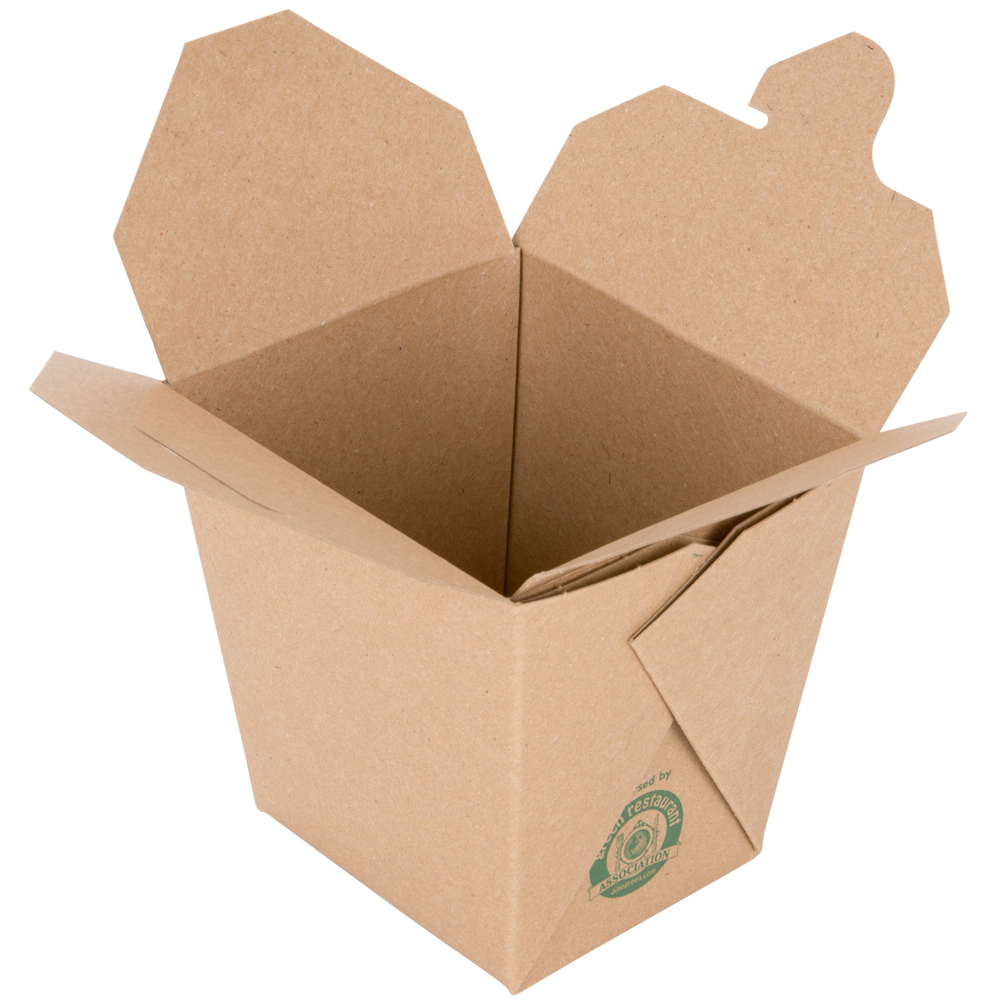 Fold-Pak Earth 26MWEARTHM 26 oz. Microwaveable Paper Take-Out Container ...