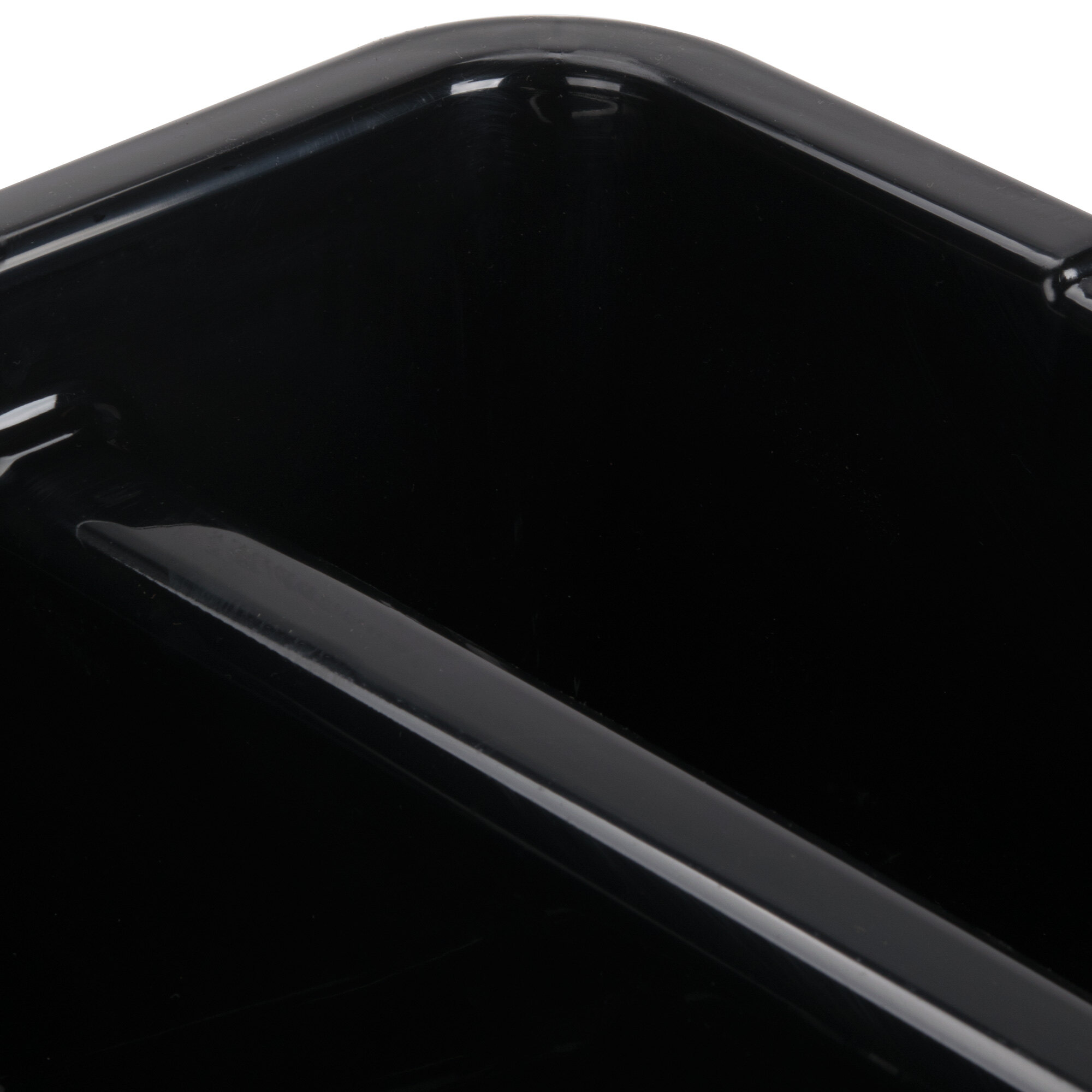 Tablecraft 1547B 21" x 17" x 7" Black Heavy Duty Polyethylene Plastic ...