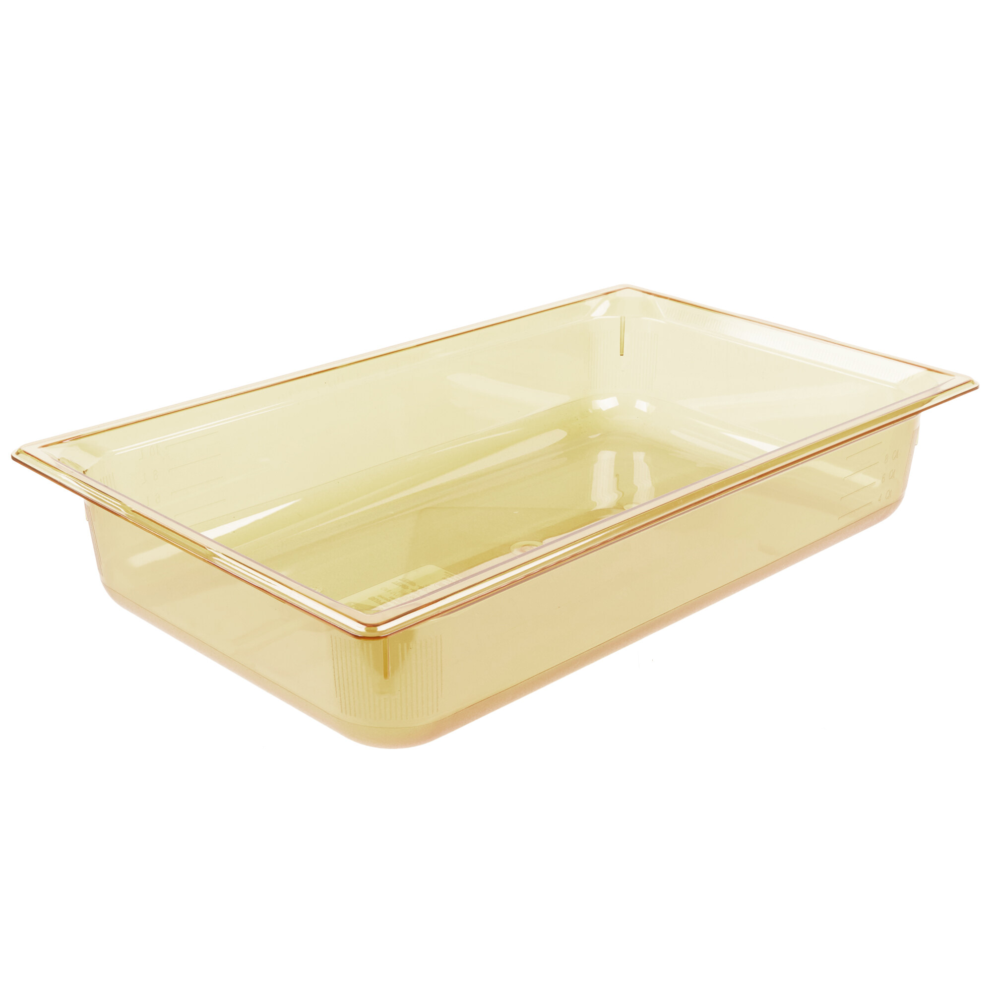 Vollrath 9004410 Super Pan® Full Size Amber High Heat Plastic Food Pan ...