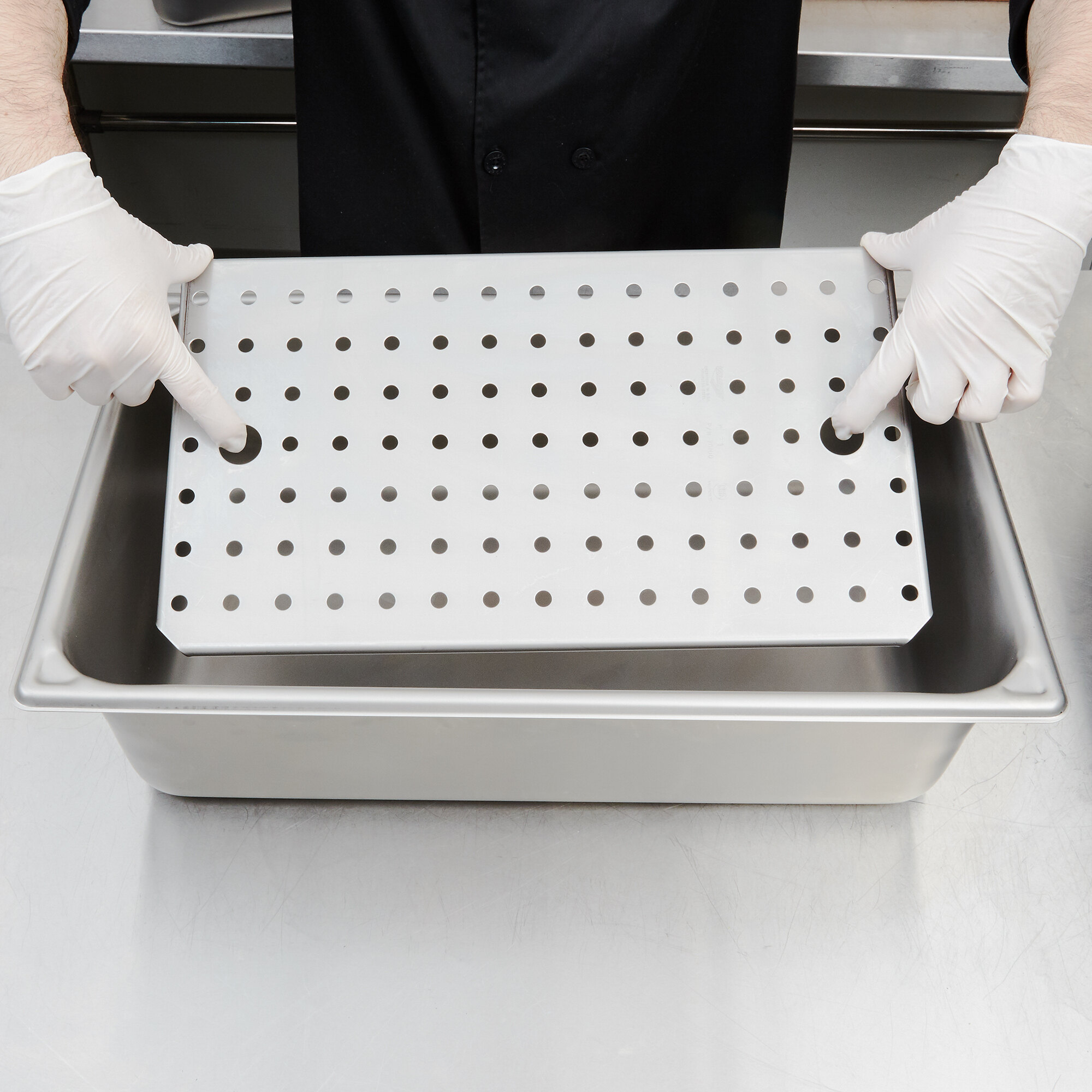 Vollrath 70100 False Bottoms Full Size Stainless Steel Drain Tray for ...