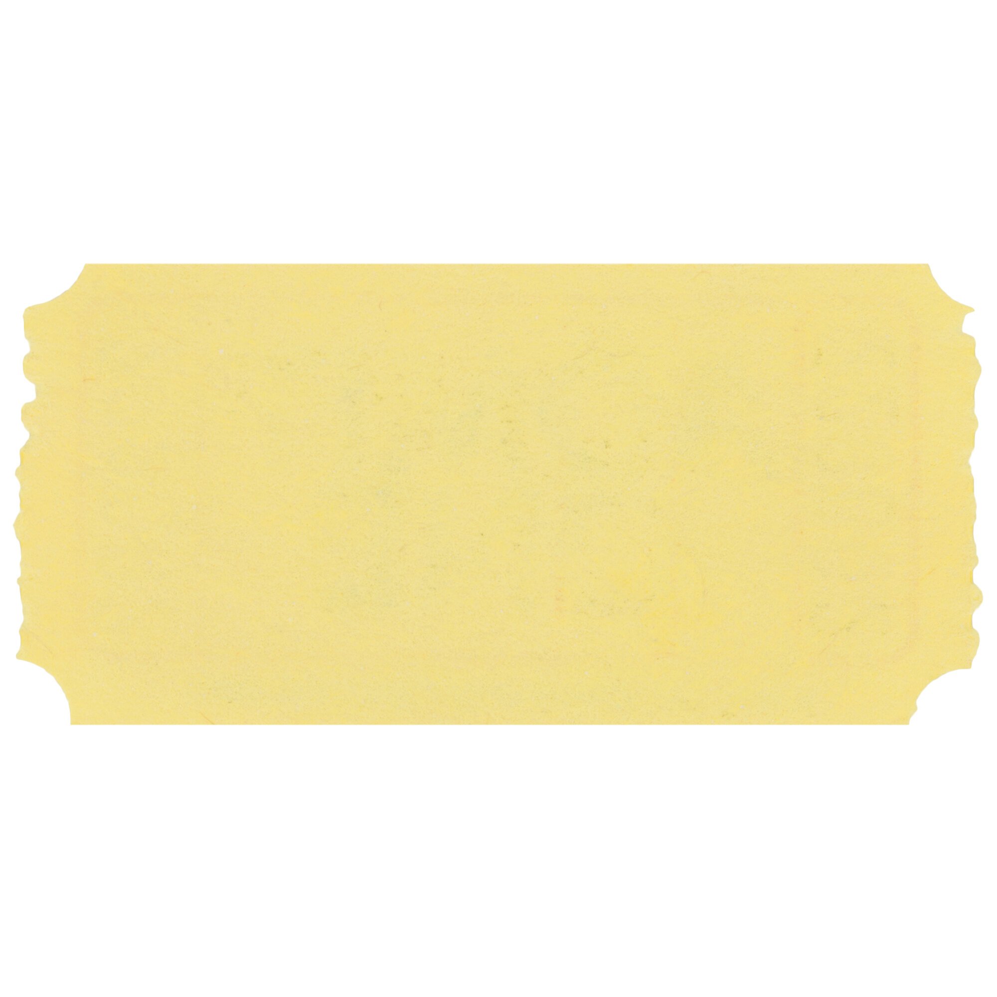 Carnival King Yellow 1-Part "Admit One" Tickets - 2000/Roll