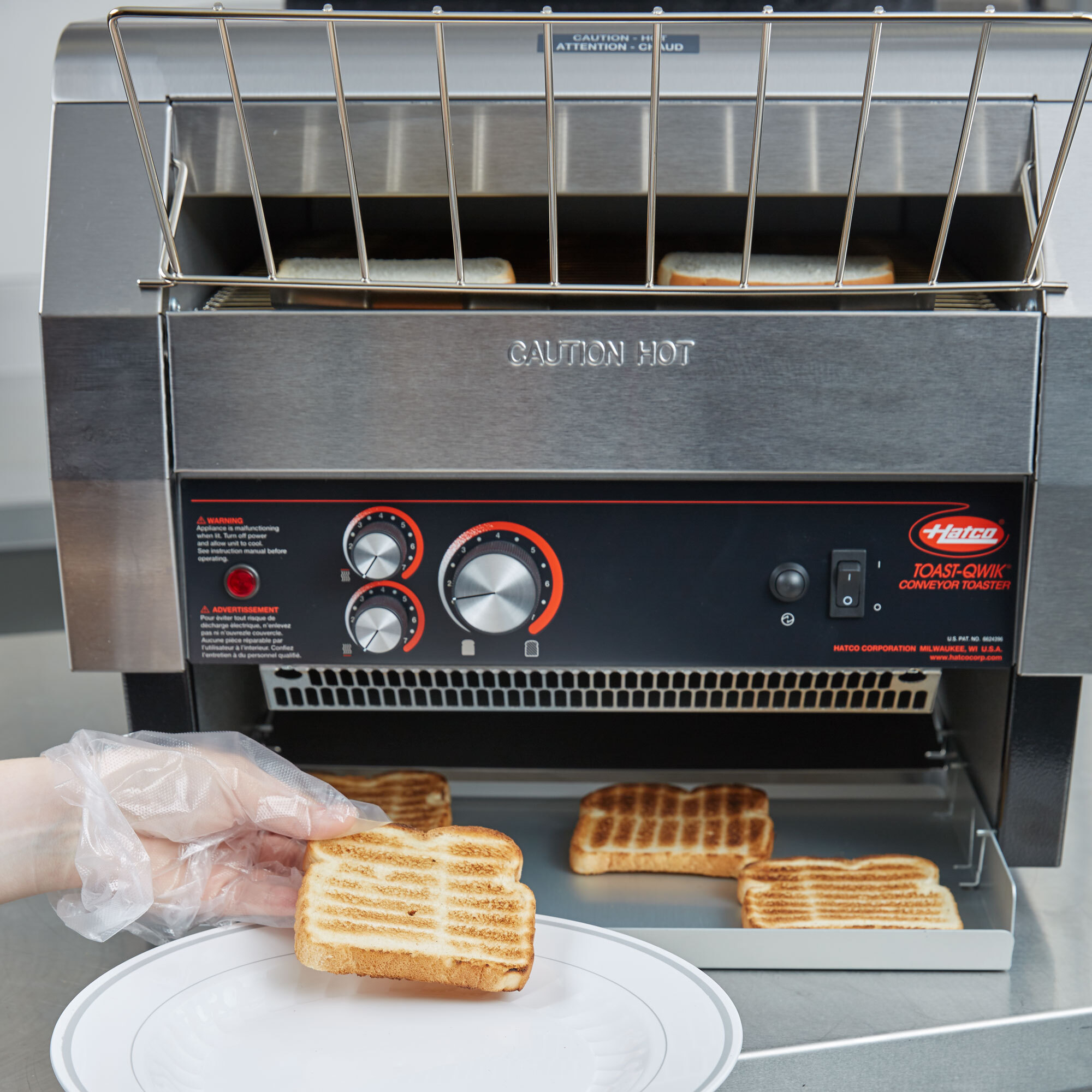Hatco TQ-1800 Toast Qwik Conveyor Toaster - 2" Opening, 240V