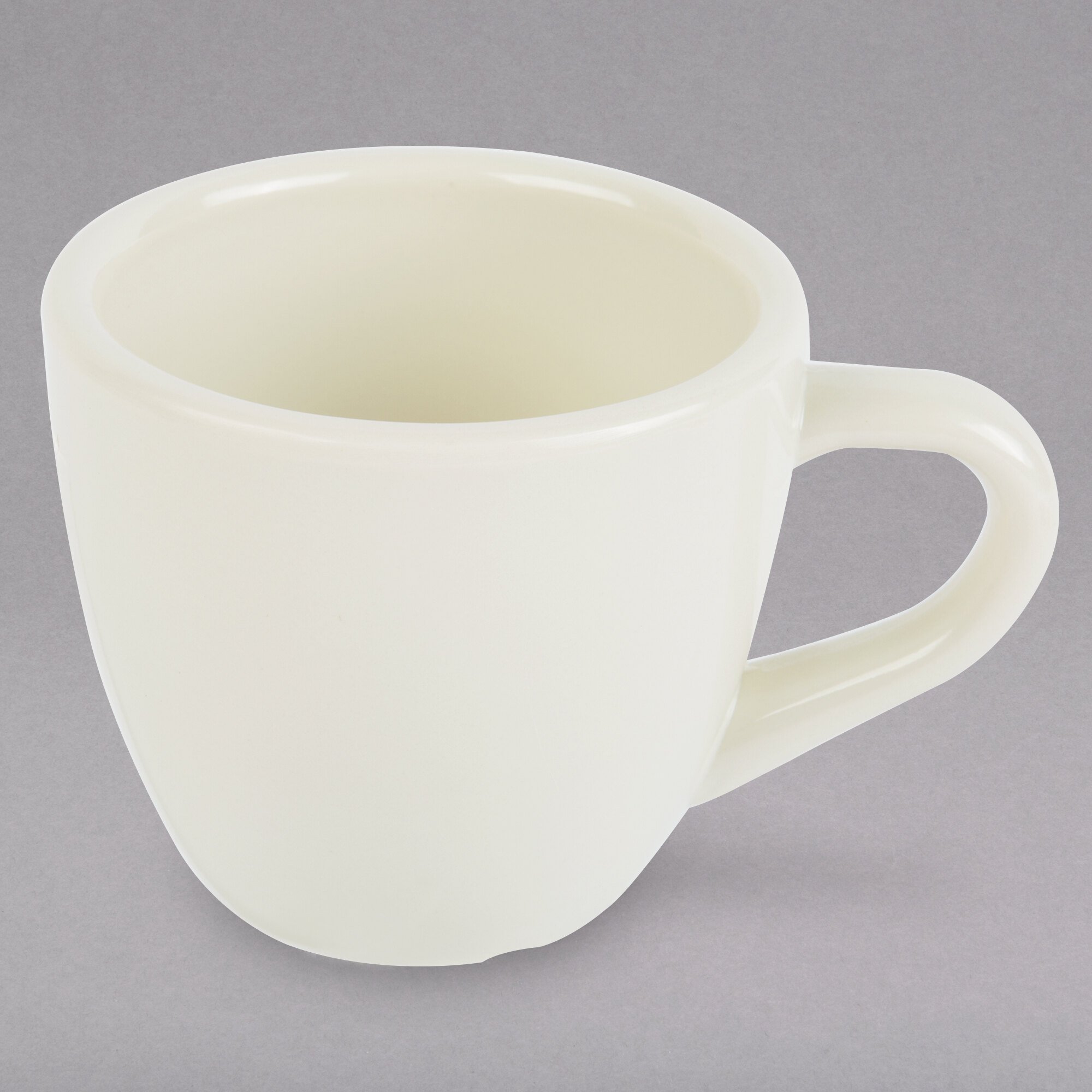 GET C-1004-IV Diamond Ivory 3 oz. Espresso Cup - 48/Case