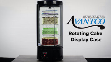 Avantco Countertop Rotating Cake Display | WebstaurantStore