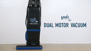 Lavex Janitorial 15" Dual Motor Upright Bagged Vacuum Cleaner with HEPA ...
