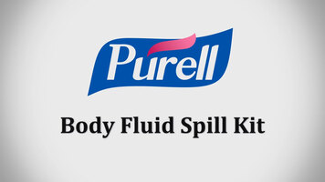 Purell® 3841-08-CLMS Body Fluid Spill Kit with Clamshell Case - 2/Case