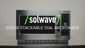 Solwave 1000W Stackable Commercial Microwave with Large 1.2 cu. ft ...