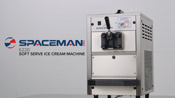 Spaceman 6220 Soft Serve Ice Cream Machine with 1 Hopper - 110V