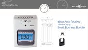 Pyramid Time Systems 3800 Auto Totaling Time Clock Overview Video ...