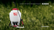 Chapin 63924 4-Gallon Battery-Powered Backpack Sprayer Overview Video ...