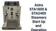 Astra Manufacturing STA1800 STA2400 Start Up and Operation Video ...