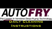 AutoFry Daily Cleaning MTI-10X Video | WebstaurantStore