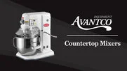 Avantco Countertop Mixers Video | WebstaurantStore