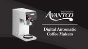 Avantco Digital Automatic Coffee Makers Video | WebstaurantStore