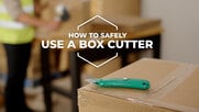 How to Safely Use a Box Cutter Tutorial Video | WebstaurantStore