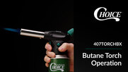 Choice Butane Torch Operation Instructions Video | WebstaurantStore