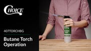 Choice Butane Torch 407TORCHBG Operation Instructions Video | WebstaurantStore