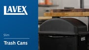 Lavex Janitorial Slim Trash Cans Video | WebstaurantStore