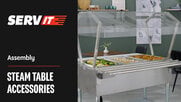 How to Assemble ServIt Steam Table Accessories Video | WebstaurantStore