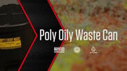 OSHA HDPE Plastic Oily Waste Cans for Safe Storage Video | WebstaurantStore