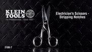 Klein Tools Electrician's Scissors with Stripping Notches Overview ...